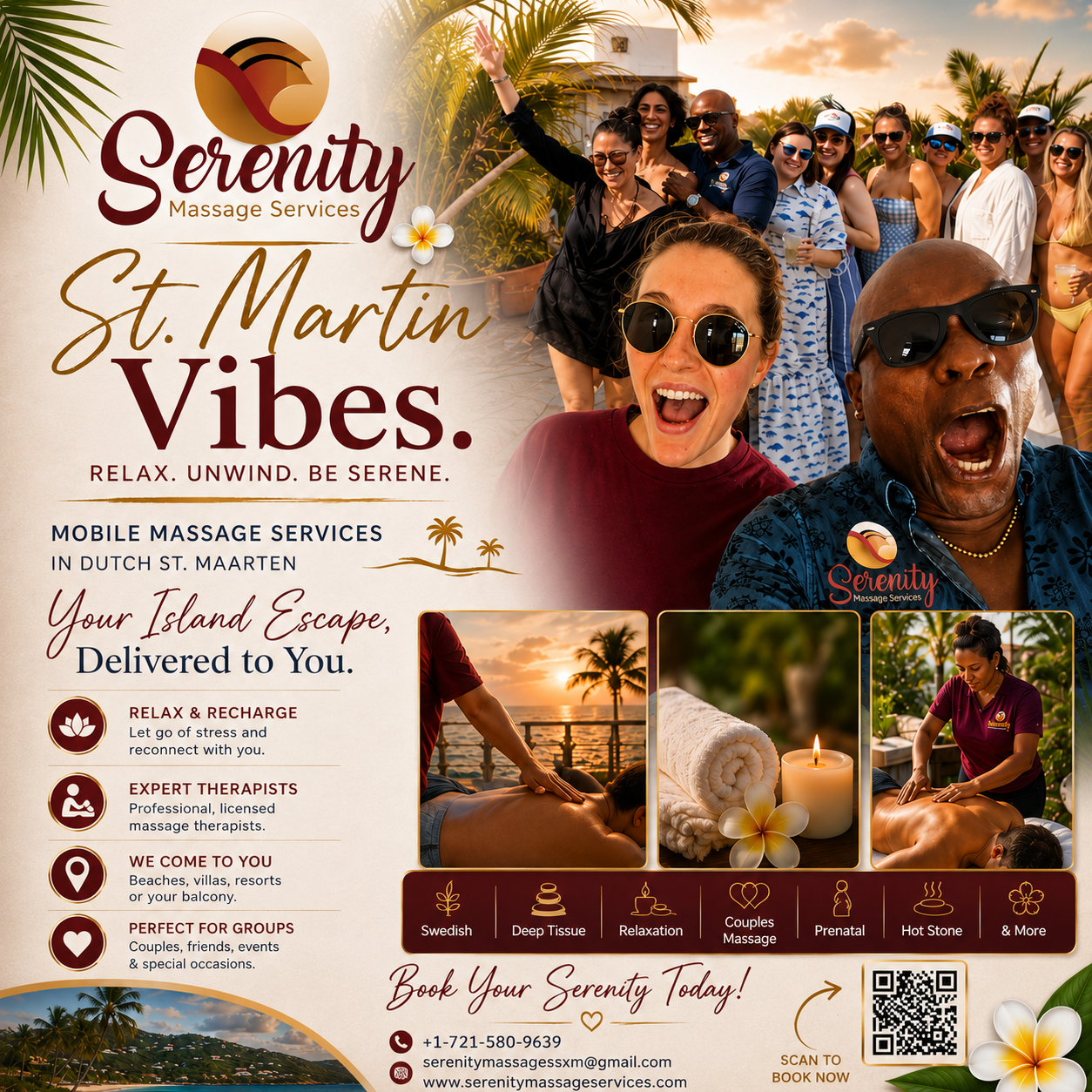 Massage in SXM | Serenity Massage Services SXM